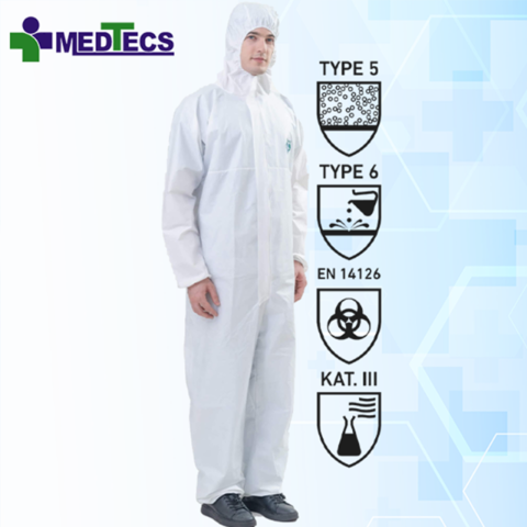 Buy Wholesale Taiwan Hazmat Suits Full Body Protective Suit Coverall ...