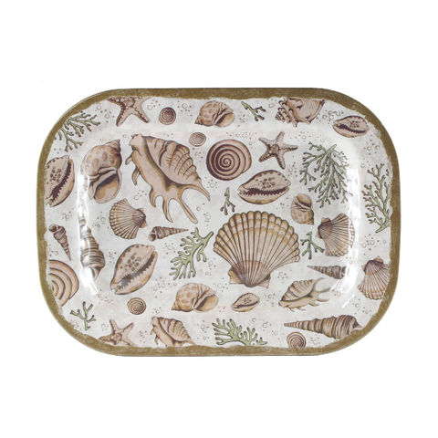 Buy Wholesale China 17 Inch Shell Print Conch Marine Rectangle Deep ...