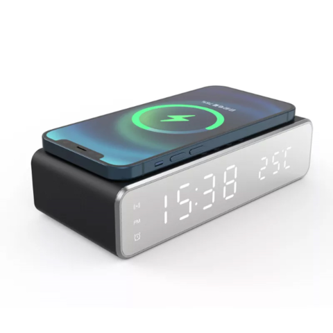 Buy Wholesale China Led Digital Alarm Clock Wireless Charging Alarm ...