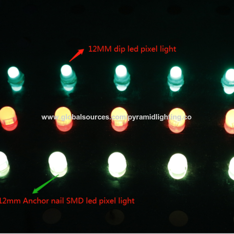 Buy Wholesale China Anchor Nail 12mm Square Rgb Led Pixel String Light ...