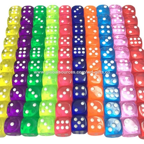 Buy Wholesale China Factory Hot 16 Mm Dice Acrylic Dice Cubes 6 Sided ...