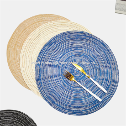 Buy Wholesale China Placemats, Cotton Yarn Meal Mat Ramie Woven Meal ...
