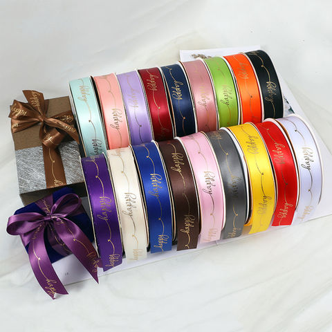 Buy Wholesale China Gift Wrap Ribbons Packaging Hot Stamping Ribbon Bow ...