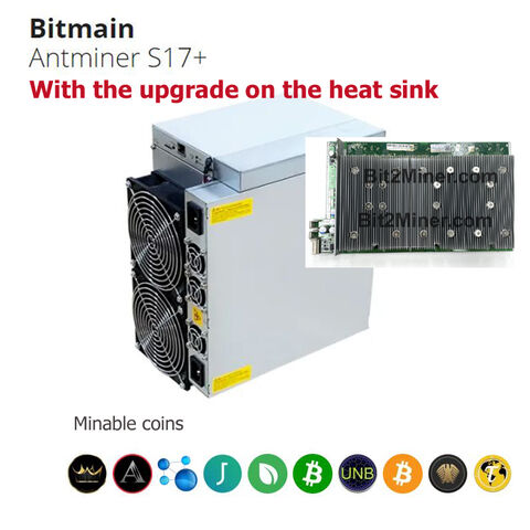 Buy Wholesale China Used Bitmain Antminer S17+ 76th Crytocurrency Btc ...