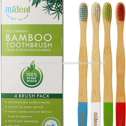 Buy Wholesale China Biodegradable Bamboo Material Toothbrush & Adult ...