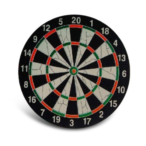 Buy Wholesale China Flocked Double-sided Dart Board, Measures 18 X 3/4 ...