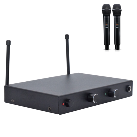 Buy China Wholesale Professional Uhf Cordless 2 Dynamic Mic Handheld ...