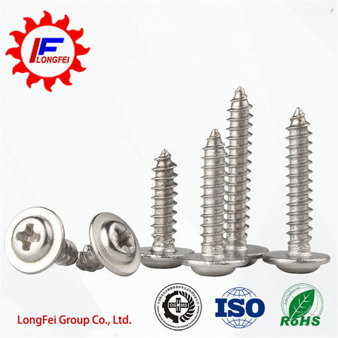 Buy Wholesale China 304 Stainless Steel Cross Round Head Padded Self ...