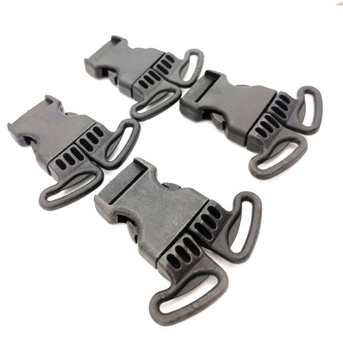 3 Point Side Release Buckle Clip Cord Strap Webbing Backpack Bag Three ...