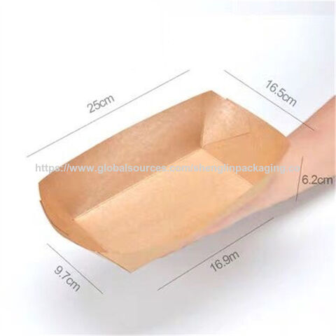 Disposable Eco Friendly Food Grade Kraft Paper Plates #6 For ...