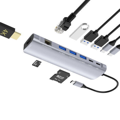 Buy Wholesale China Aluminum Shell Usb Hub Usb 3.0 Hub For Macbook 9 In ...