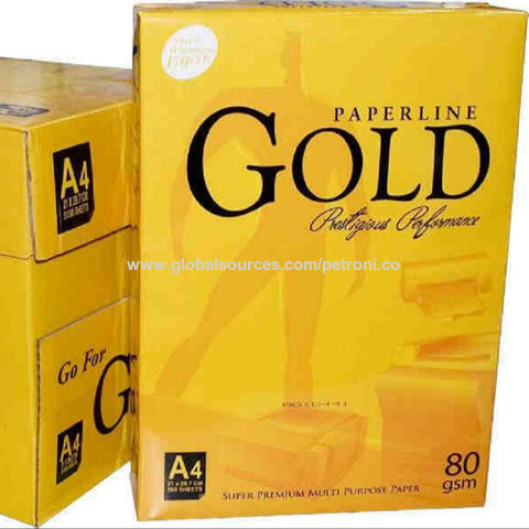 Buy Wholesale Germany Paperline Gold A4 Copy 80gsm Paper/indonesia ...