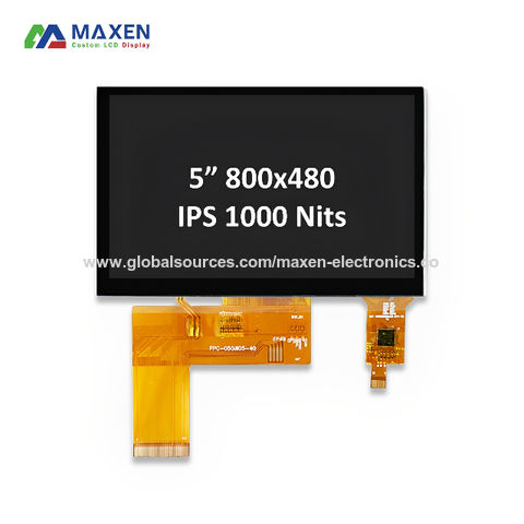 Buy Wholesale China Sunlight Readable Display 5 Inch 800x480 Ips Tft ...