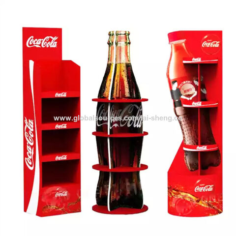 Buy Wholesale China Pop Display Rack Creative Cola Floor Display Stand ...