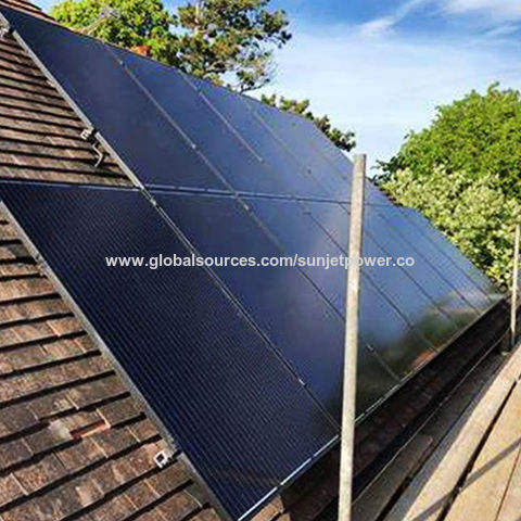 Tier 1 Brand Solar Panels All Black Modules Shingled Ja 390w Hot ...