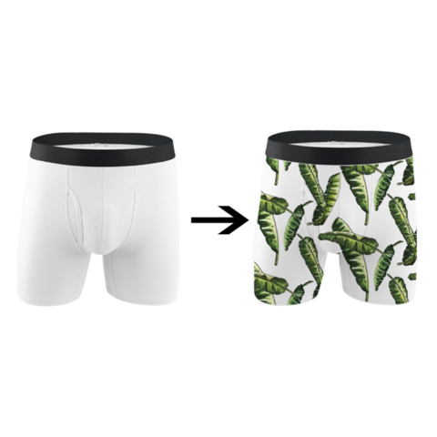 Wholesale White Sublimation Polyester Blank Boxer Men's Underwear ...