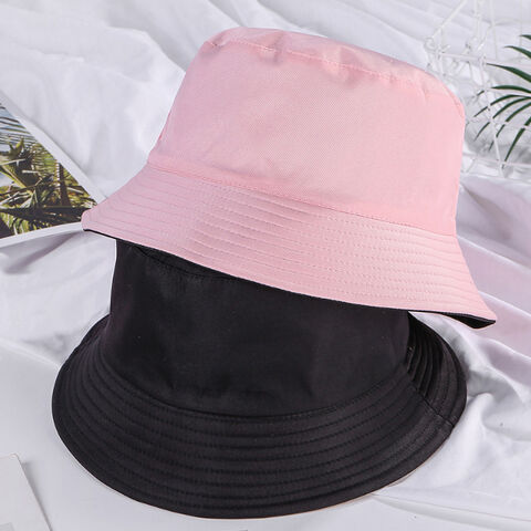 Buy Wholesale China Double-sided Wearing Cap Solid Color Bucket Hat Men ...