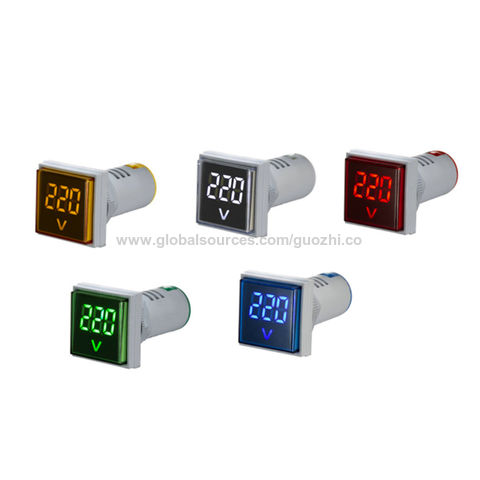 Buy Wholesale China Square Indicator Mini Led Digital Signal Light ...