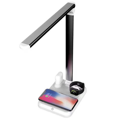 Buy Wholesale China Portable 4 In 1 Qi Wireless Charging Led Desk Lamp ...