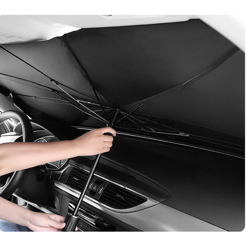 Buy Wholesale China Car Front Windshield Sunshade Retractable Folding ...