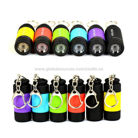Buy Wholesale China Mini Led Flashlight Usb Rechargeable Key Chain ...