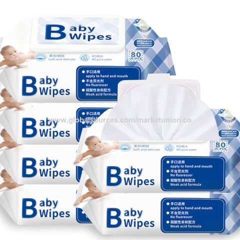 Bulk Buy China Wholesale Disposable Baby Wipes 80 Pumping Baby Hand And ...