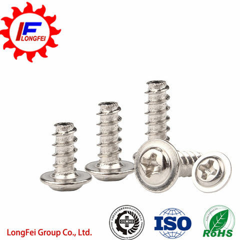 Buy Wholesale China Nickel Plated Cross Recessed Round Head Padded Flat ...