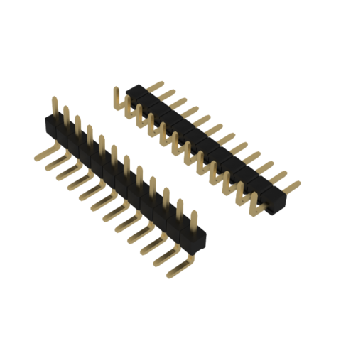 Buy Wholesale China Pin Headers 12 Ways Ph1.27mm Single Row Right Angle ...