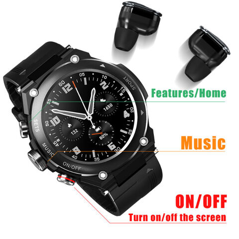 Buy Wholesale China Smart Watch With Earbud Reloj Inteligent Fitness ...