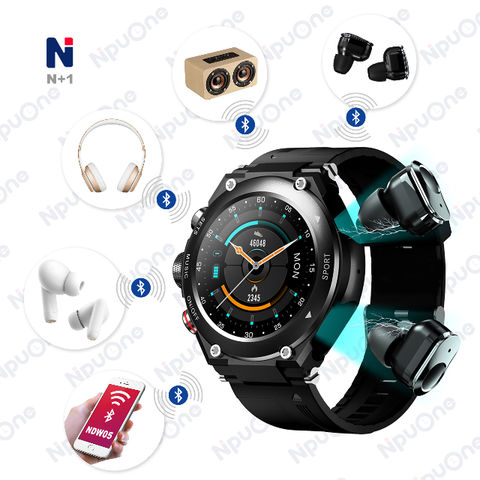 Buy Wholesale China Smart Watch With Earbud Fitness Tws Earphone ...