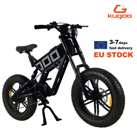 Buy Wholesale China Kugoo Electric Bike Fat Tire 20'' Bicycle 40km/h, 750w 48v 13ah Battery 7 ...