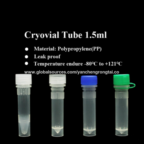 Buy Wholesale China 1.5ml Cryovial Plastic Tube With Gasket For Test ...