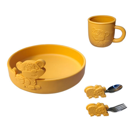 Buy Wholesale China Food Grade Silicone Baby Tableware With Dinner ...