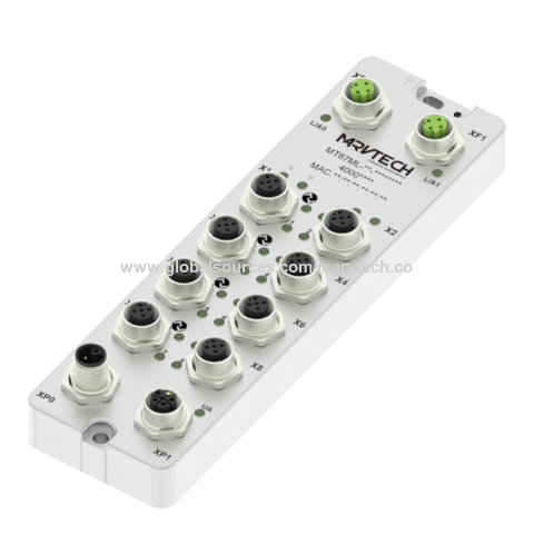 Bulk Buy China Wholesale Marvtech Full Duplex Ip67 Protection M12 Io-link Master Module With 8 ...