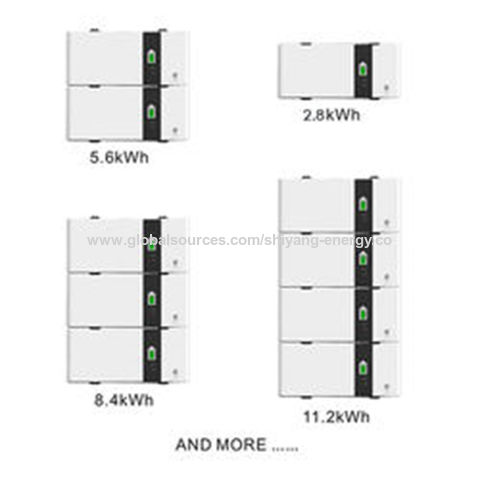 Buy Wholesale China Wholesale Power Wall 48v Lifepo4 15kwh Stacked Household Energy Storage ...