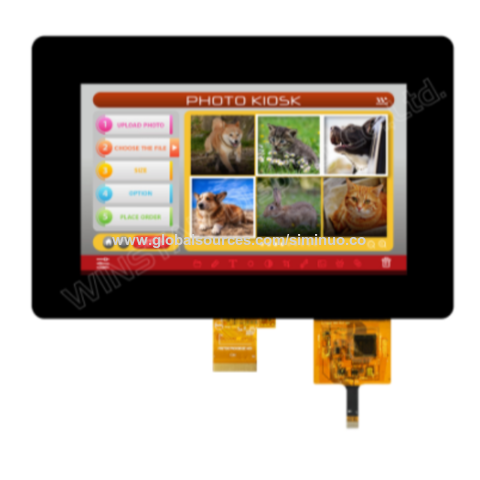 Buy Wholesale China 1024x600 Usb Pcap Tft Display 7" & Tft Lcd at USD ...