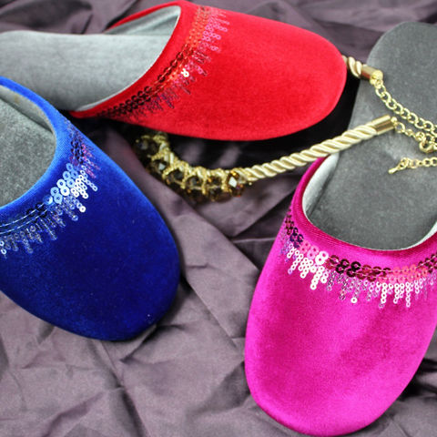 Buy Wholesale China Velvet Lady's Slippers, Cozy Graceful Slip-on ...