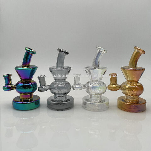 Buy Wholesale China 8inch Chrome Glass Bong Dabrig Water Pipe Recycle ...