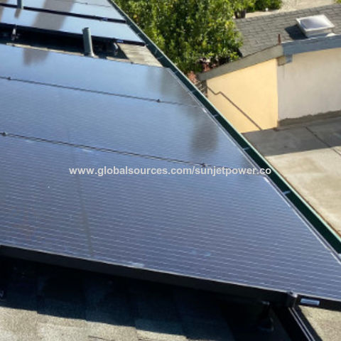 Buy Wholesale China All Black 350w 400w 450w 500w 550w Mono Solar ...