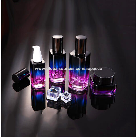 Buy Wholesale China Luxury Glass Cosmetic Bottle Set 30g 50g 40ml 100ml 120ml Glass Bottle ...