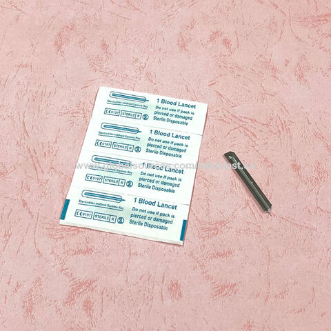 Buy Wholesale China Individually Packed Metal Blood Lancet Stainless ...