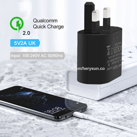 Buy Wholesale China Factory Mobile Charger Qc2.0 Quick Charger With ...