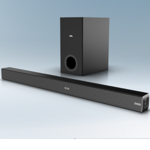 80w Sound Bar With Remote Control, Tv Speaker, Usb, Wireless, Sound ...