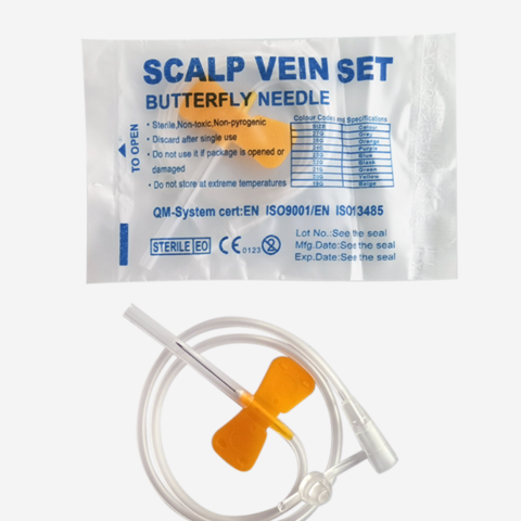 Medical Disposable Intravenous Needle Scalp Vein Set For Infusion ...