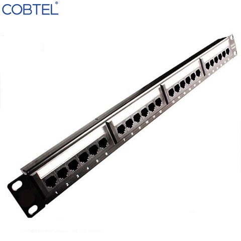 Buy Wholesale China Cobtel 1u 19inch Cat 6/5e Ethernet Patch Panel Rack ...