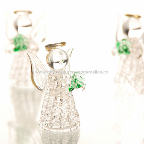 Buy Wholesale China Mini Size Transperent Spun Glass Angel Friend Gift ...
