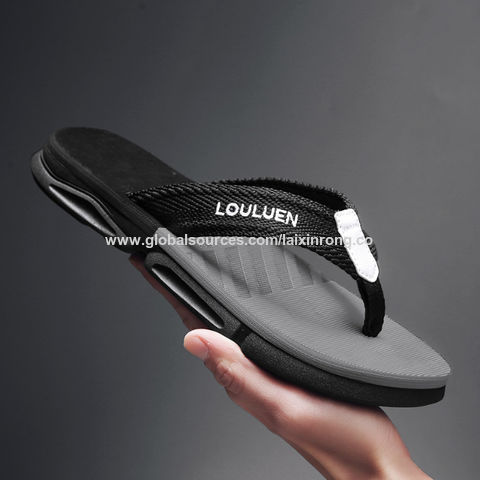 Buy Wholesale China Men's Flip Flops Soft Rubber Midsole Beach Flip ...