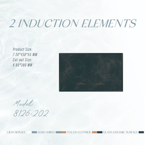 Buy Wholesale China Black 70cm 2-zones Induction Hob With Half-bridge ...