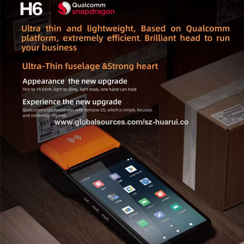 Buy Wholesale China H6 Qualcomm Pos Printer Android 7.1 System Touch ...