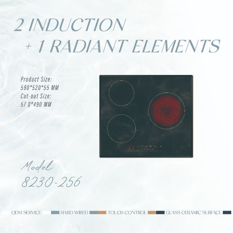 Buy Wholesale China 60cm Touch-control Electric Smart Induction Mixed ...